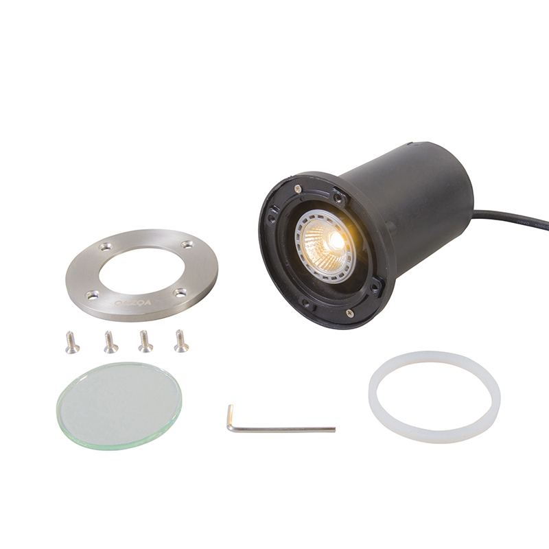 Modern Ground Spot Stainless Steel - Basic Round